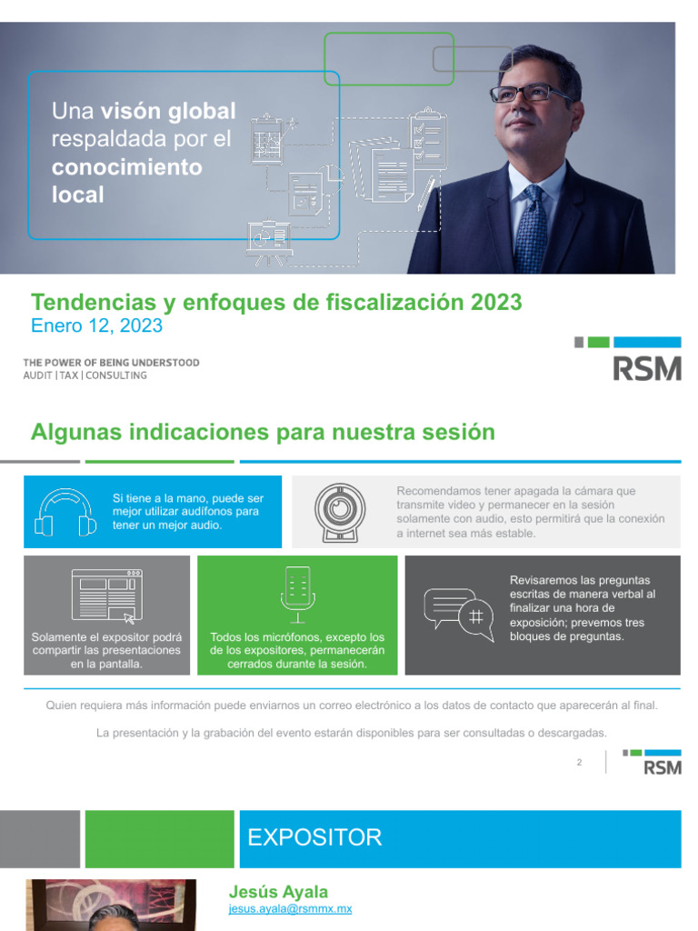 RSM Mexico Tendencias Fiscalizacion 2023 | PDF | Impuesto sobre la ...