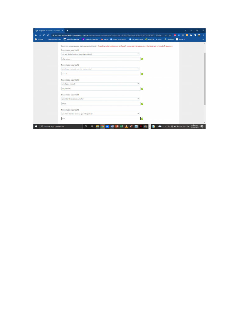 Preguntas Seguridad Correo | PDF