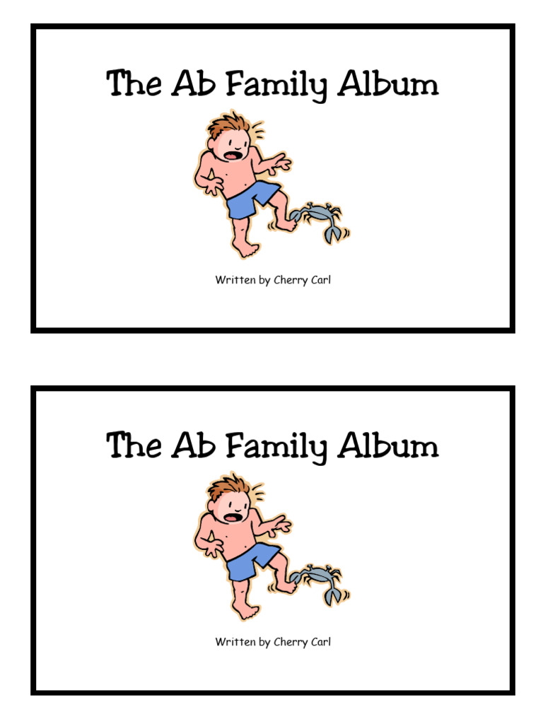 Ab Family Album: Fun Learning for Kids | PDF | Language Arts & Discipline