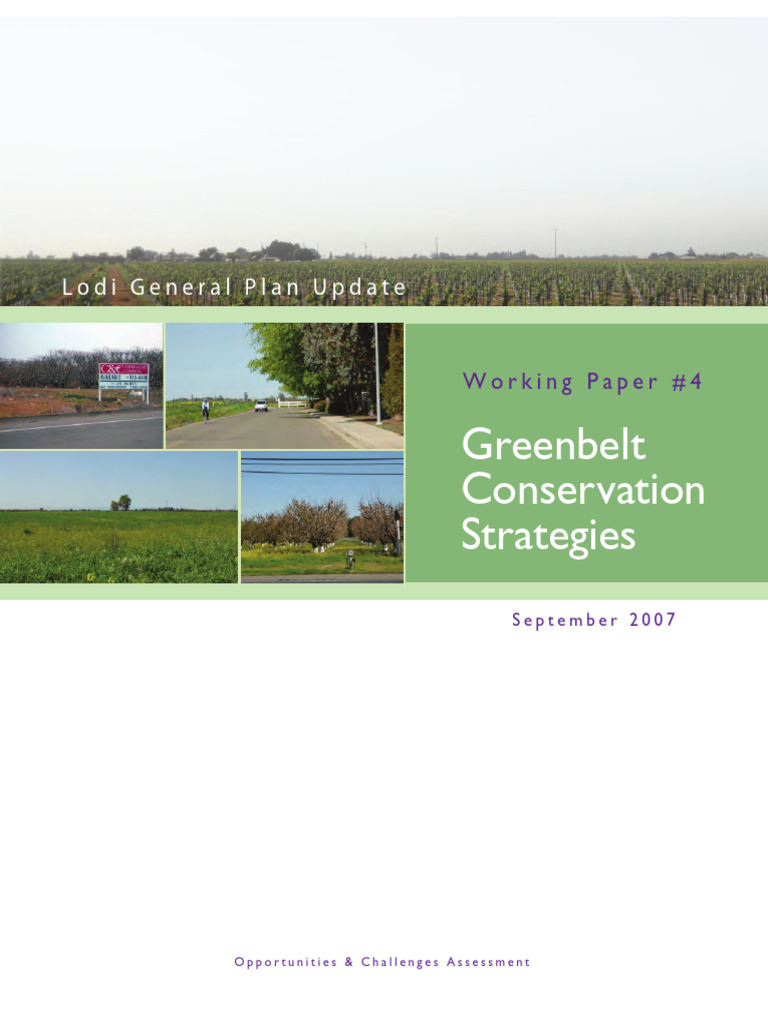 4 - Greenbelt Conservation Strategies PDF | PDF | Zoning | Economics
