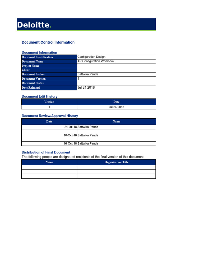 AP Configuration Workbook Guide | PDF | Accounts Payable | Invoice