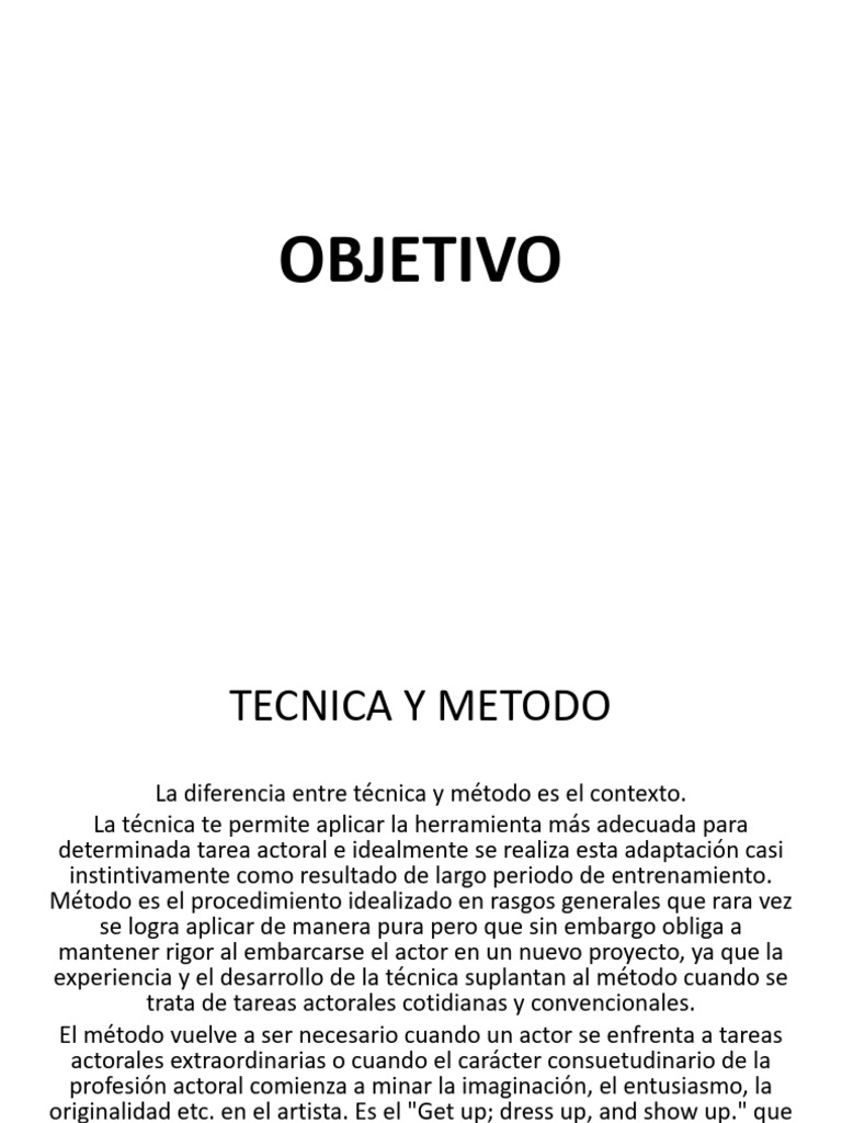 objetivo | PDF | Mente