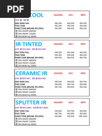 Raytech Tinted Price List 2025 | PDF | Commercial Vehicles | Transport