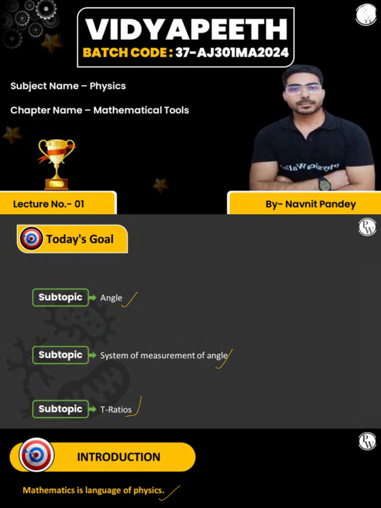 phy chapter 1 lecture 1 | PDF