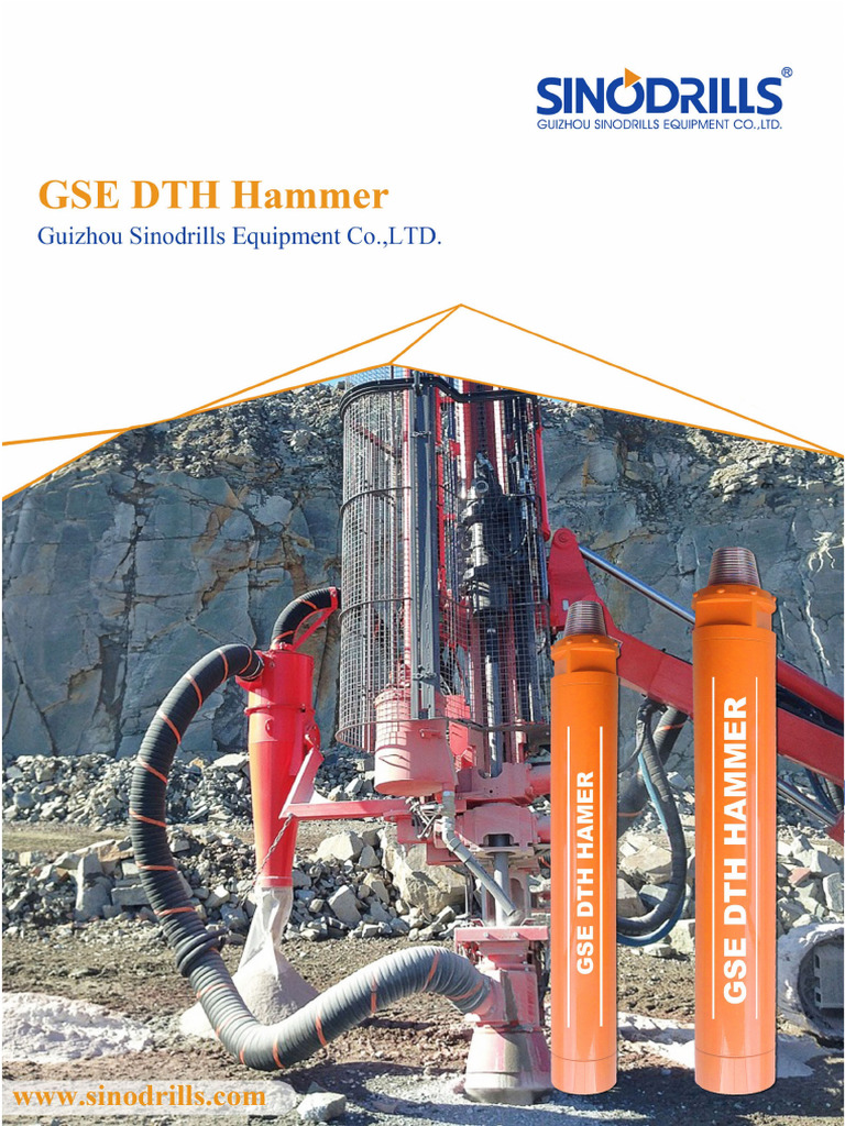 Sinodrills GSE DTH Hammers0706 | PDF | Piston | Internal Combustion Engine