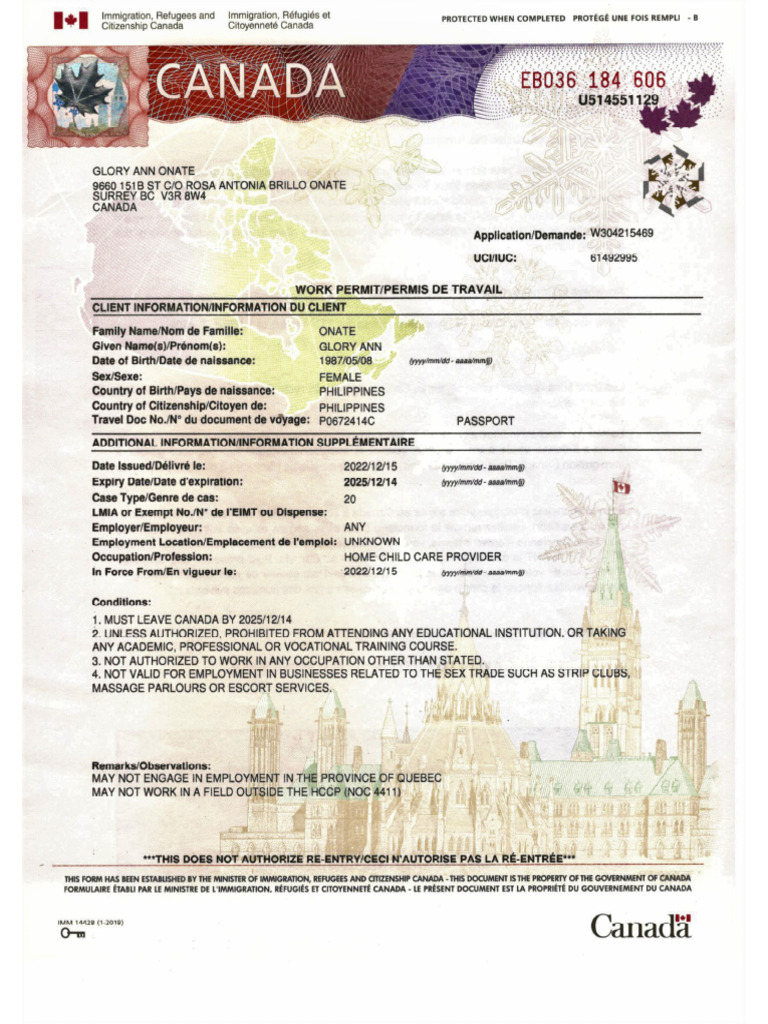 Work Permit | PDF