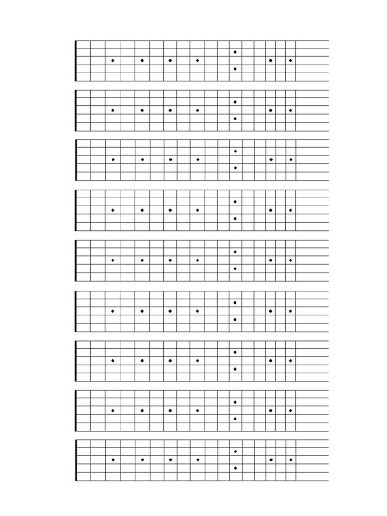 Guitar Fretboard Blank | PDF