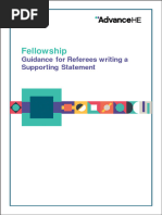 FHEA Application Guidance Notes | PDF | Educational Assessment | Curriculum