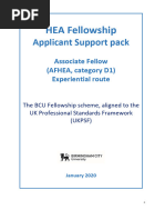 FHEA Application Guidance Notes | PDF | Educational Assessment | Curriculum