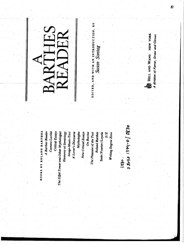 2.2 Barthes | PDF