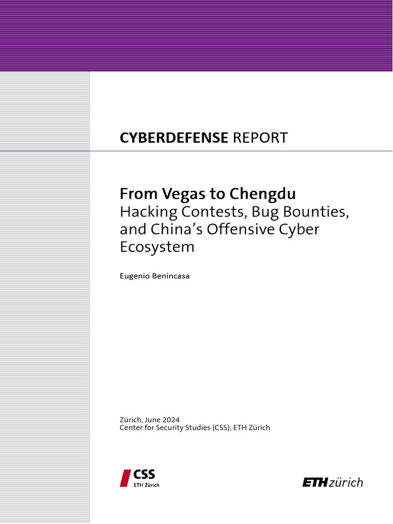 China's Offensive Cyber Ecosystem | PDF | Computer Security | Security