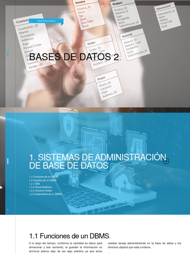 Base de Datos 2 | PDF | SQL | Bases de datos