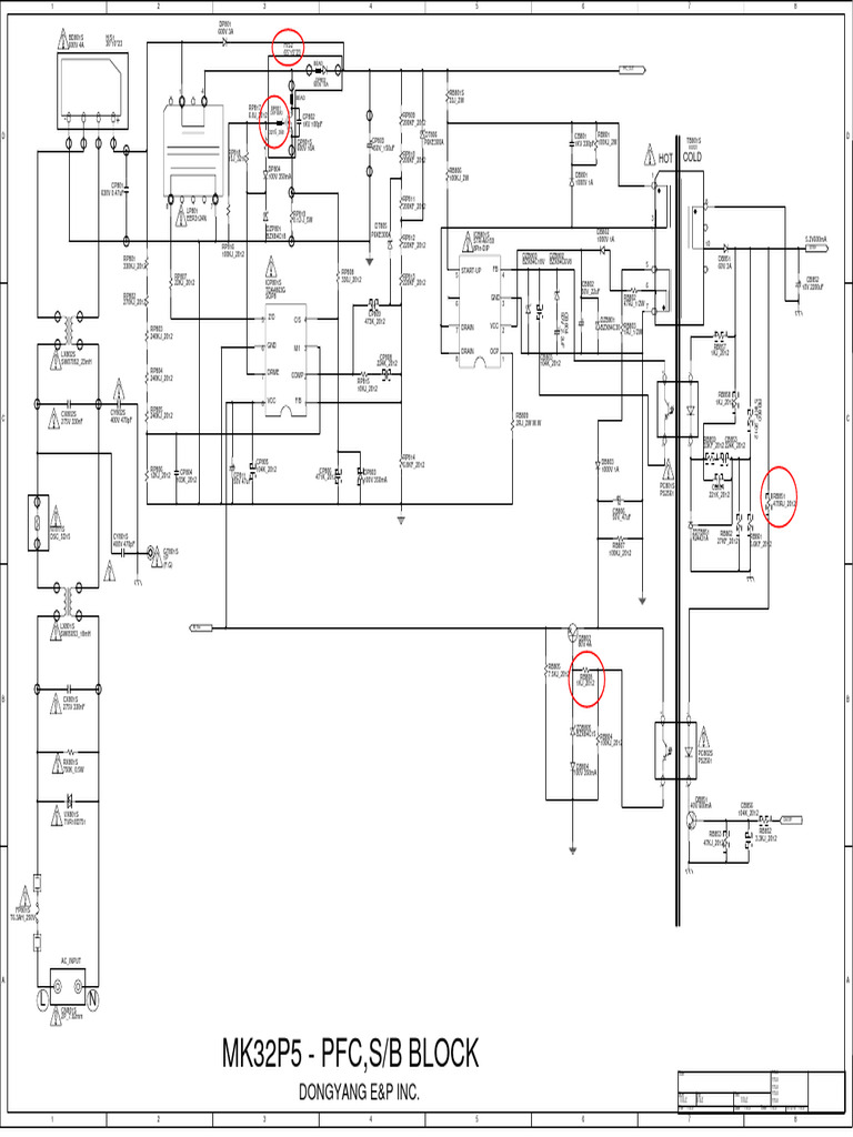 Mk32P5 - PFC, S/B Block: Dongyang E&P Inc | PDF