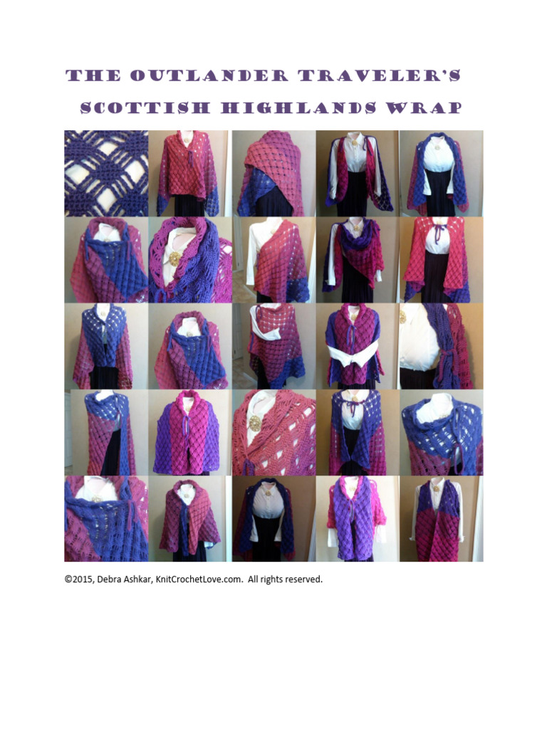 Outlander Travelers Scottish Highlands Wrap | PDF | Textiles | Weaving