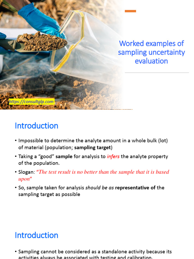 Worked Examples of Sampling Uncertainty | PDF | Analysis Of Variance | Sampling (Statistics)