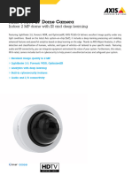 Datasheet Axis p3737 Ple Panoramic Camera en US 413348 (102934) | PDF ...