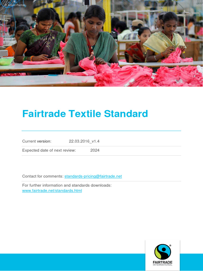 TextileStandard EN | PDF | Fair Trade | Internal Audit
