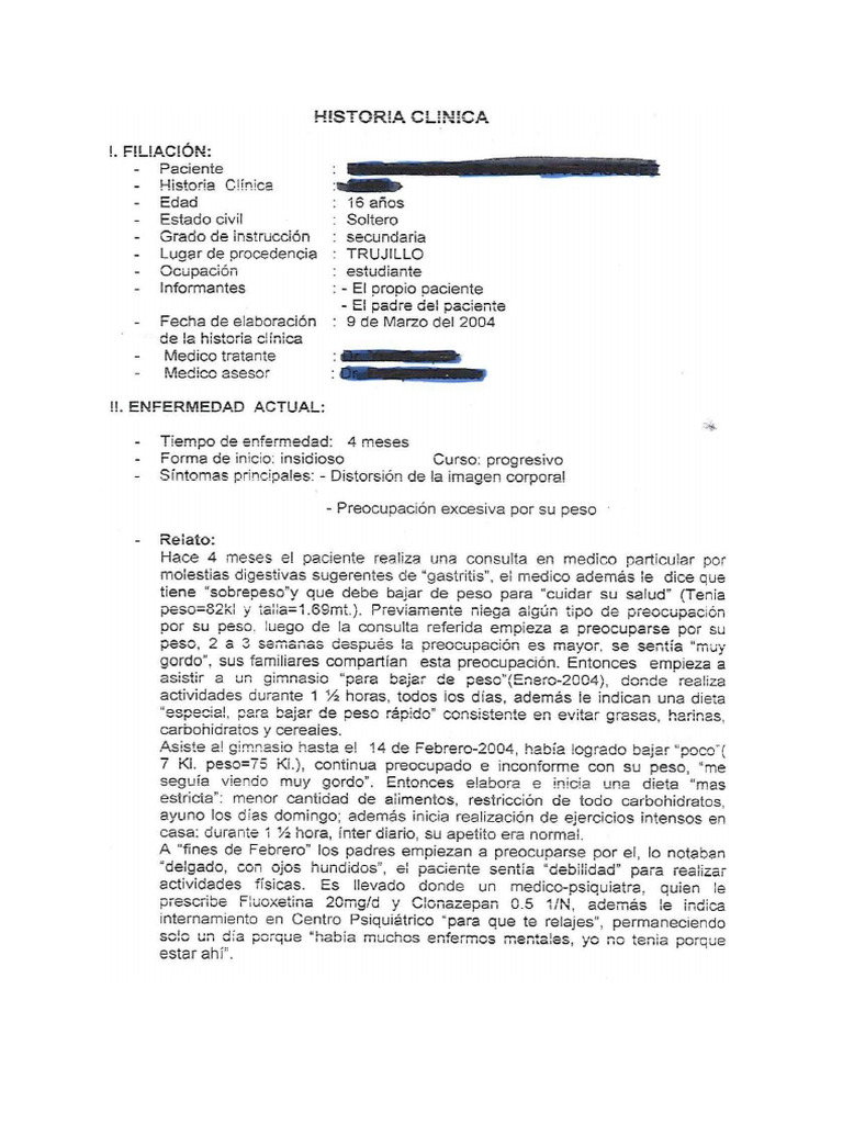 Ficha de Evaluación - Diag-Info - Sesión 8 - 2024-1 Caso Martín | PDF