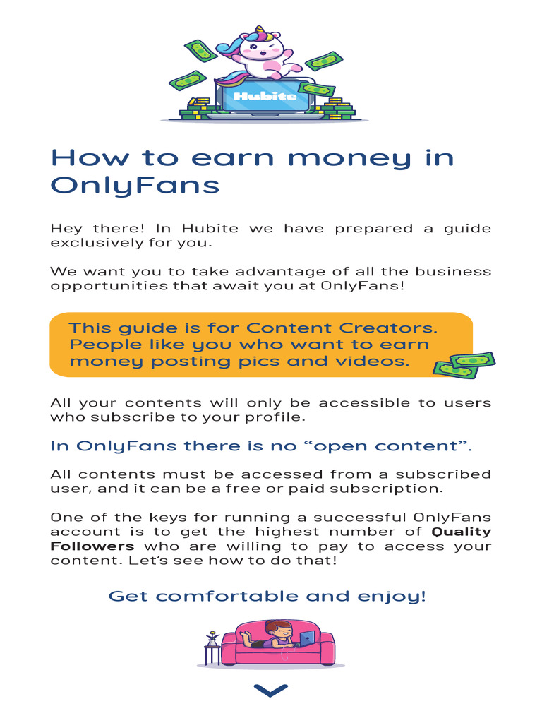 Earning on OnlyFans: A Creator's Guide | PDF | Cyberspace | Web 2.0