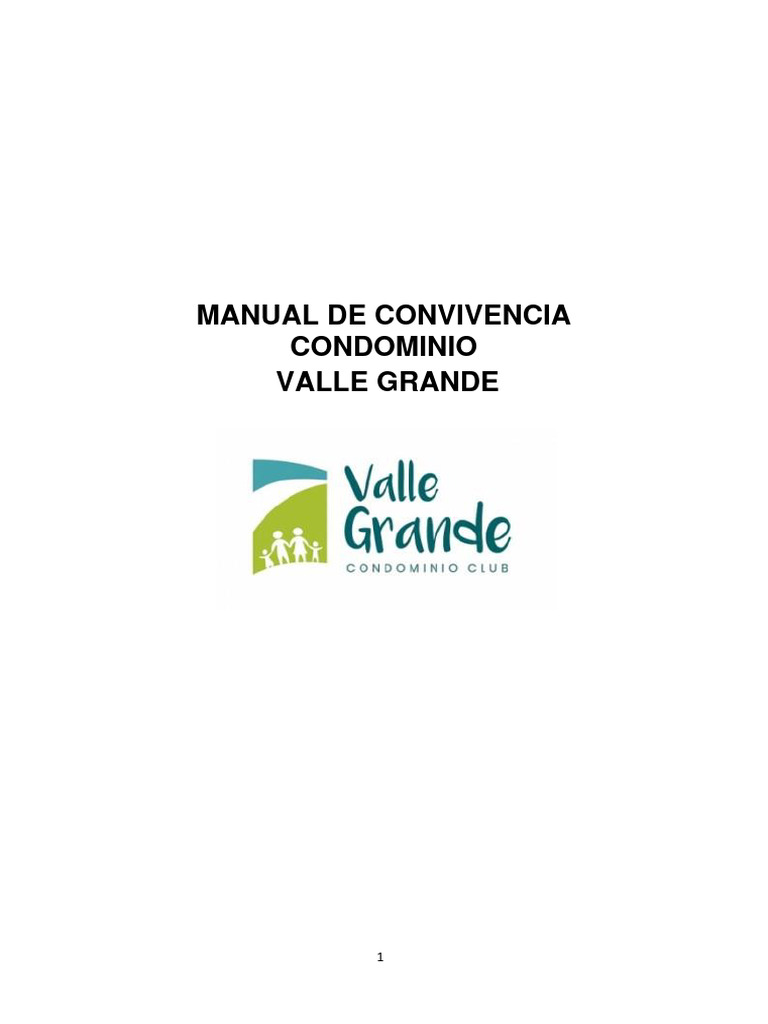 Manual Convicencia Vg3 | PDF | Condominio | Propiedad