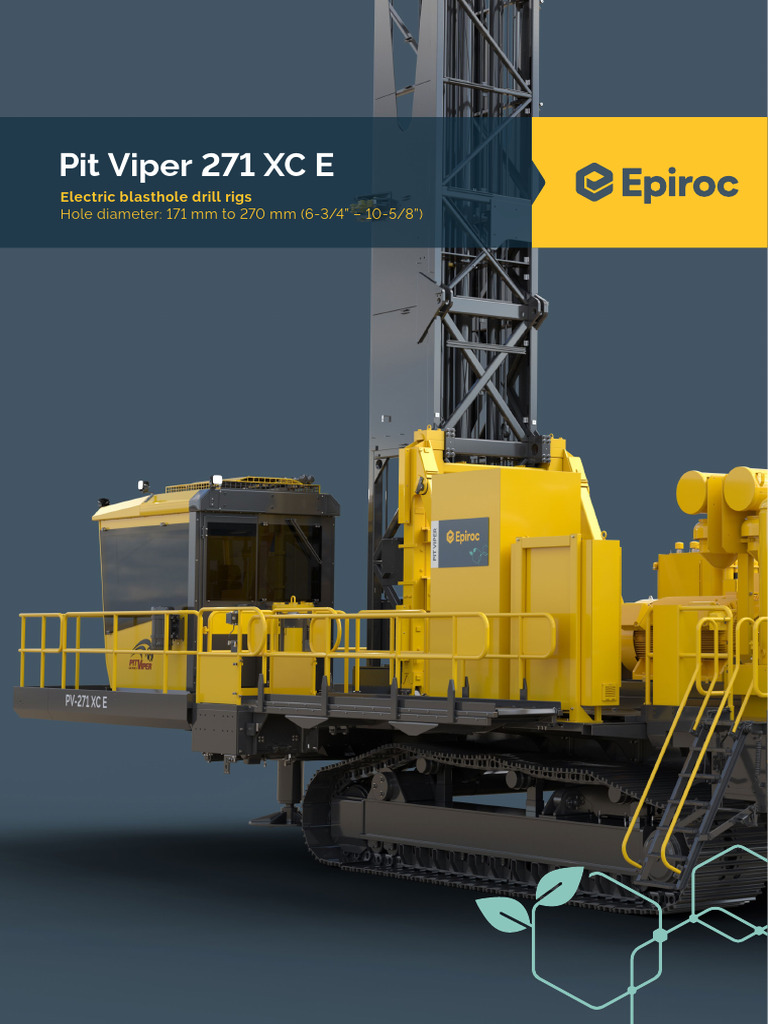 Epiroc Pit Viper 271 XC E Drill Overview | PDF | Horsepower | Drill