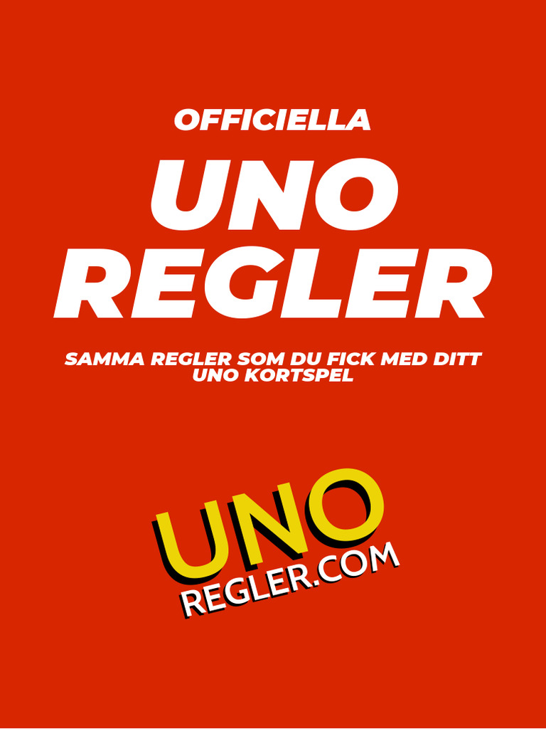Uno Regler PDF | PDF