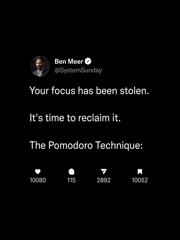 How To Reclaim Your Focus The Pomodoro Technique 1678731625 | PDF