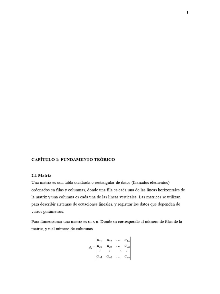 Teoria Matrices | PDF | Matriz (Matemáticas) | Determinante