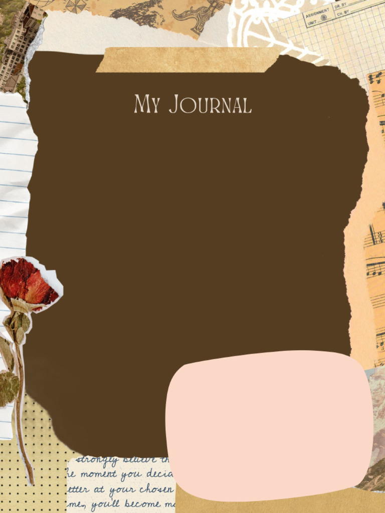 Pink Abstract Aesthetic Journal Cover | PDF