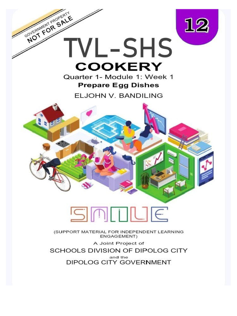 TVL Grade 12 Cookery Quarter 1 Module 1 Week 1 | PDF