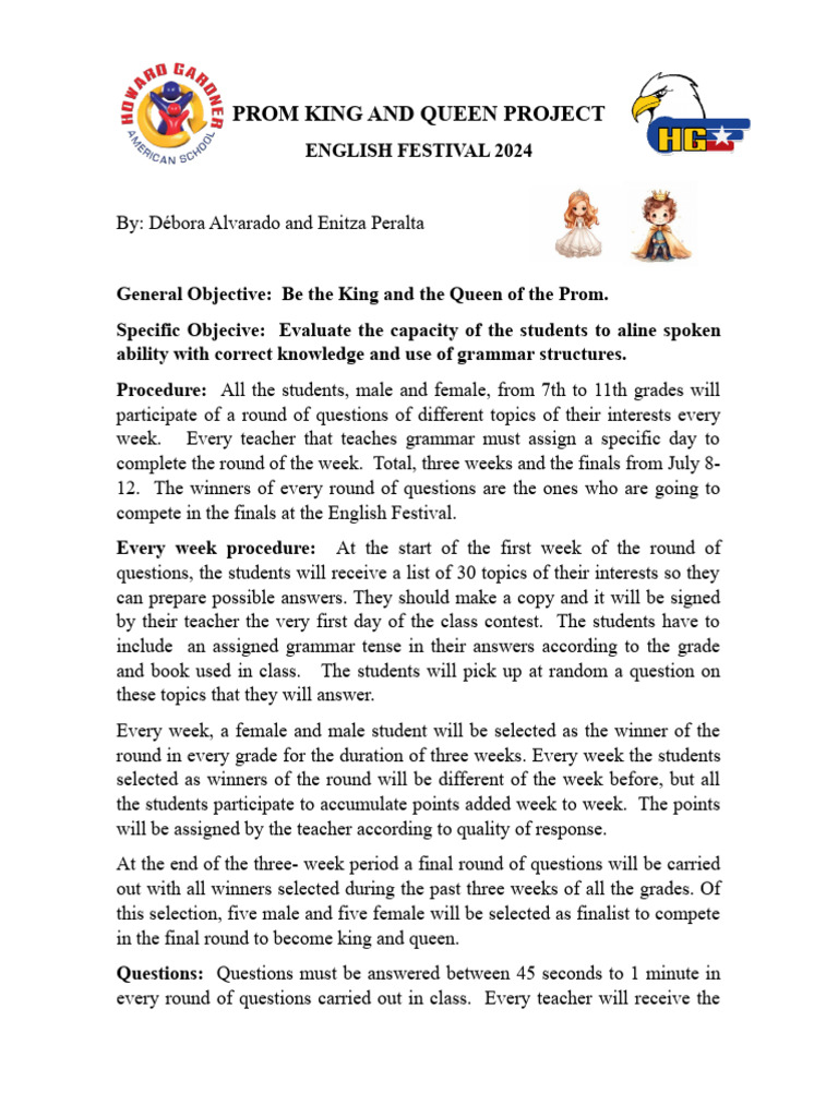 English Festival | PDF | Cognition