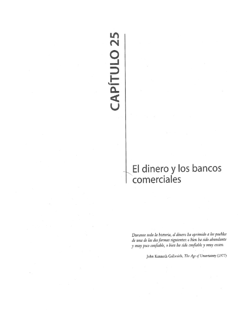 Cap 25 y 26 | PDF | Dinero | Moneda