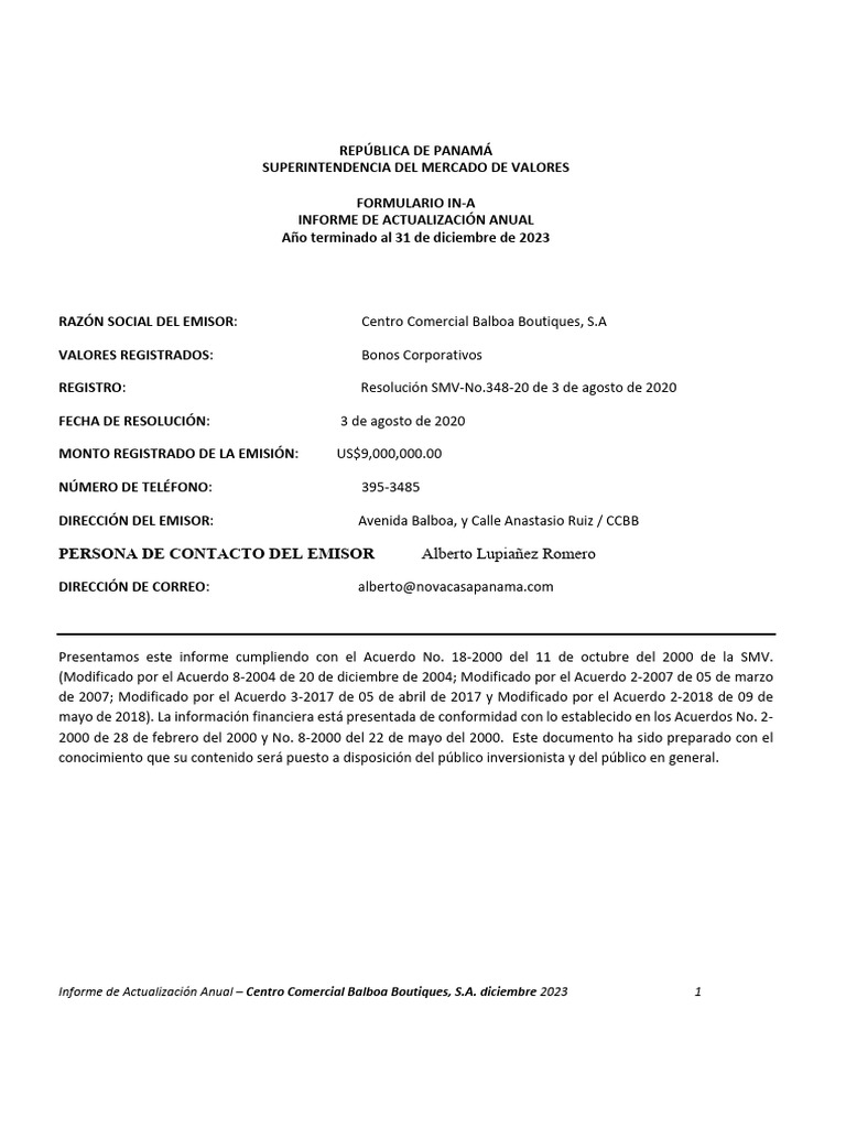 Balboa Boutiques INA-2023 | PDF | normas internacionales de INFORMACION ...