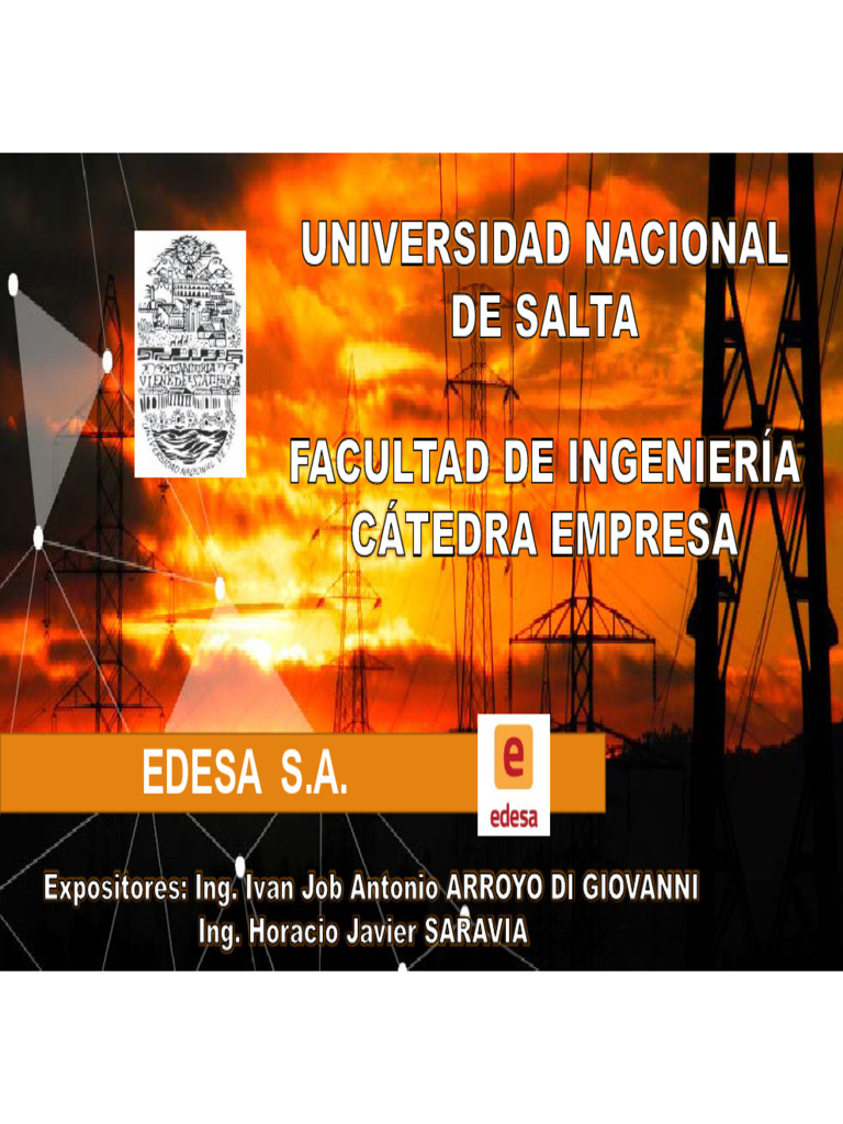 Historia y Transformación de EDESA S.A. | PDF | Scada | Sistema de ...
