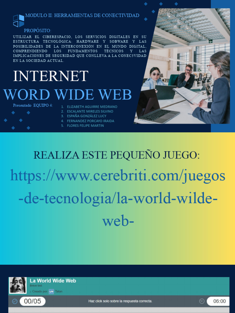 Presentacion Propuesta de Proyecto Cor | PDF | Red mundial | Internet y web