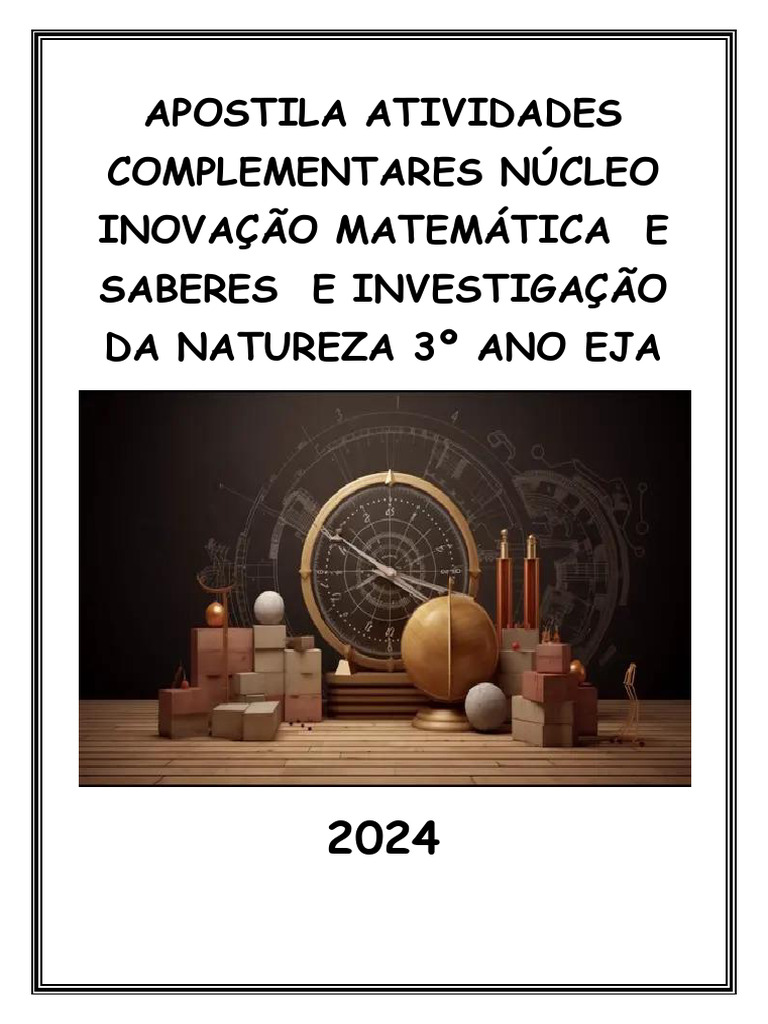 Atividades de Matemática EJA 3º Ano | PDF | Produto interno bruto ...