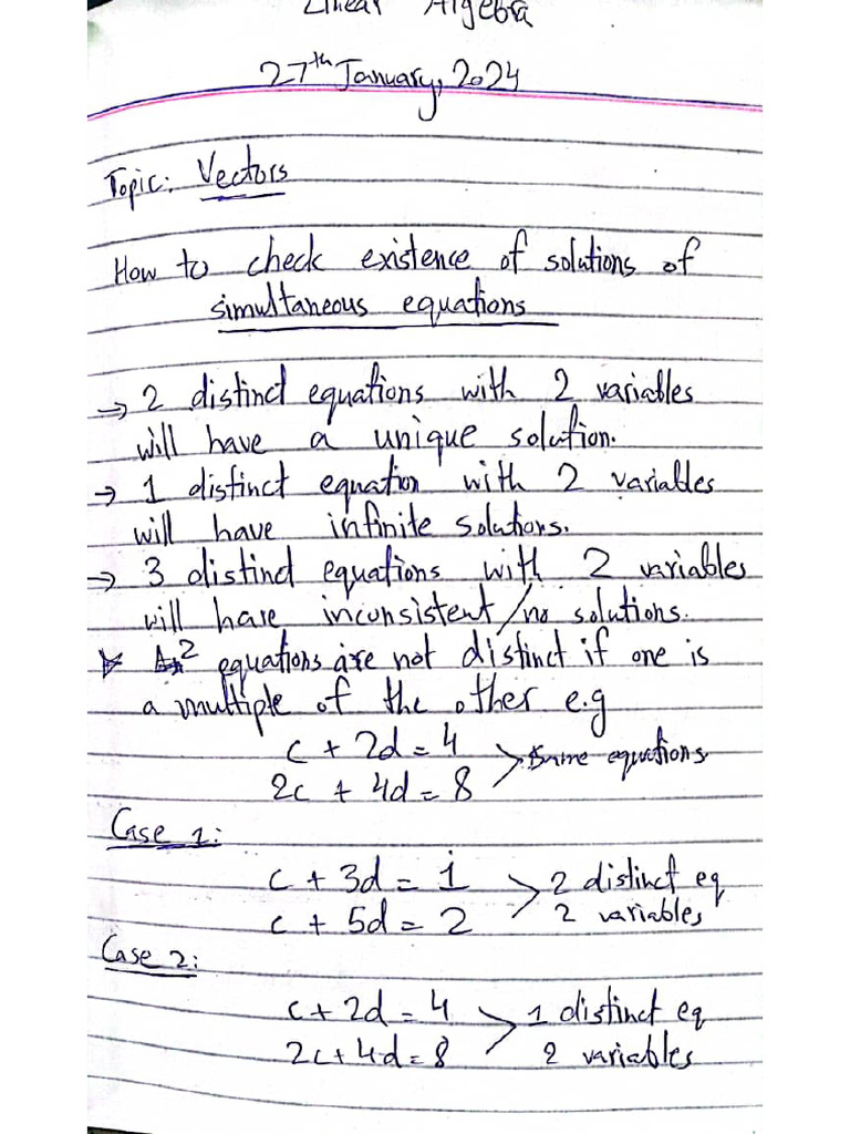 Linear Algebra | PDF