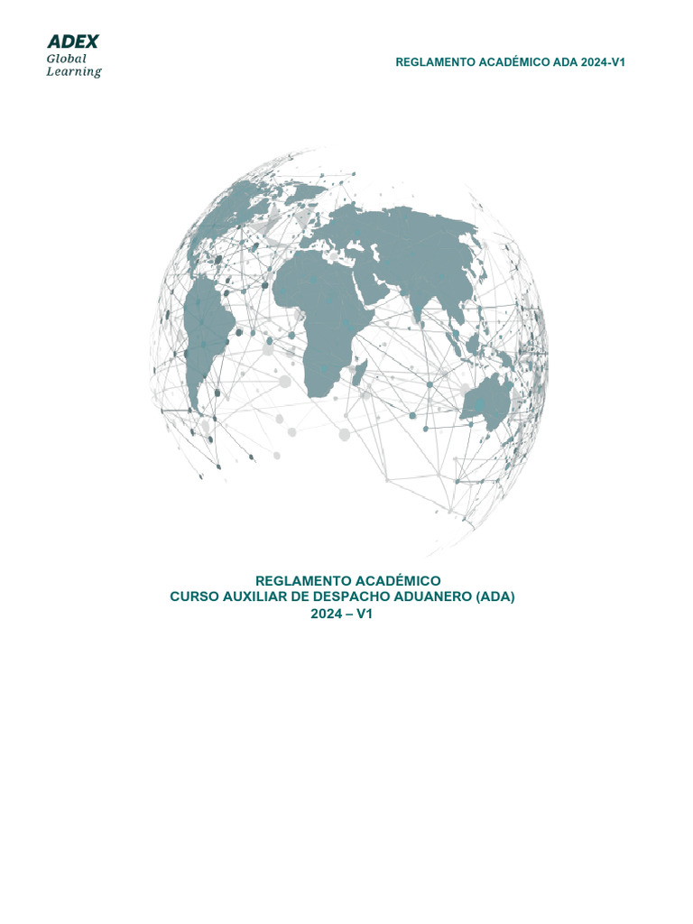 REGLAMENTO ADA 2024 Adex | PDF | Documento de identidad
