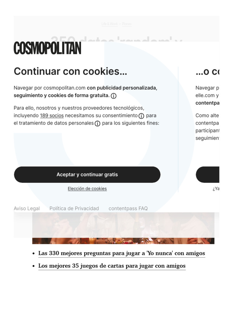 350 Datos 'Random' y Curiosos Para Impresionar a Alguien | PDF ...