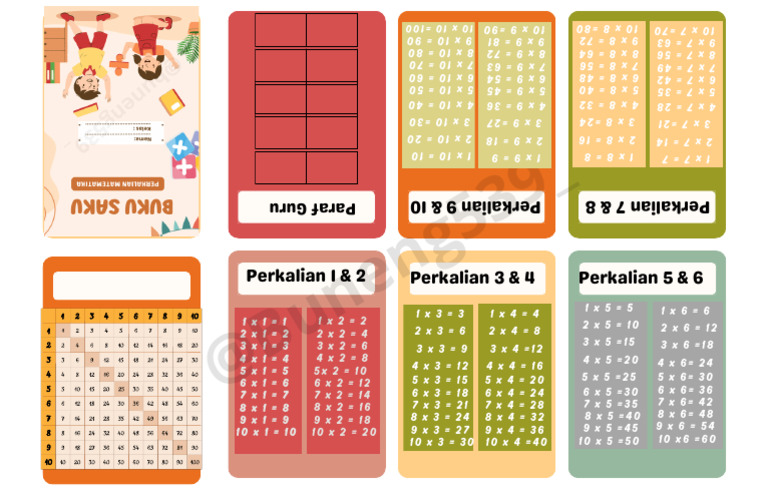 Buku Saku Perkalian @buneng539 - F4 - 20240728 - 104815 - 0000 | PDF