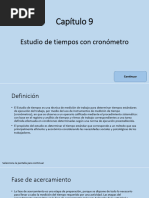 Metodología Del Estudio de Tiempos Con Cronometro | PDF