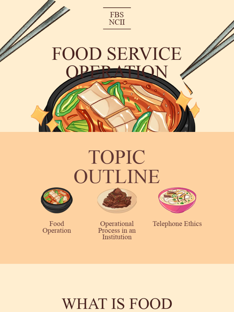 Orange Colorful Vibrant Illustration Animated Food Restaurant ...
