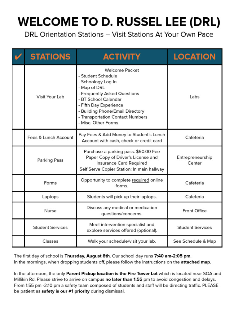 24-25 Orientation Stations | PDF | Health Care | Service Industries