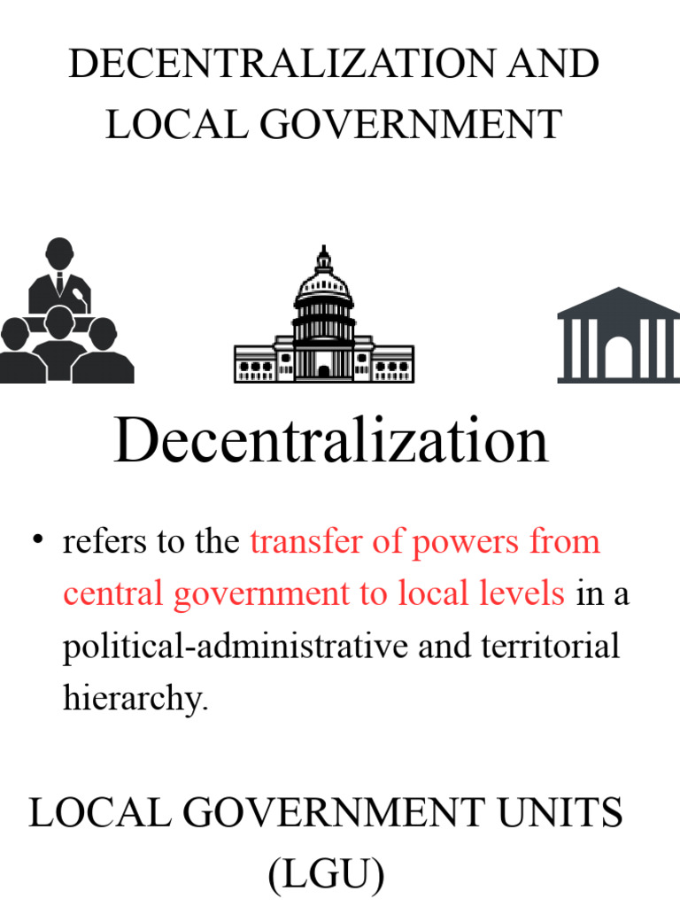 DECENTRALIZATION-AND-LOCAL-GOVERNMENT | PDF | Forms Of Government | Governance