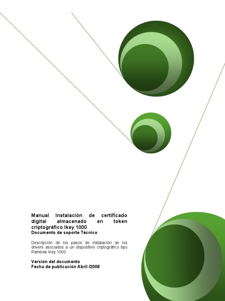 Guía Instalación Token Ikey 1000 | PDF | Disco compacto | Hardware de ...