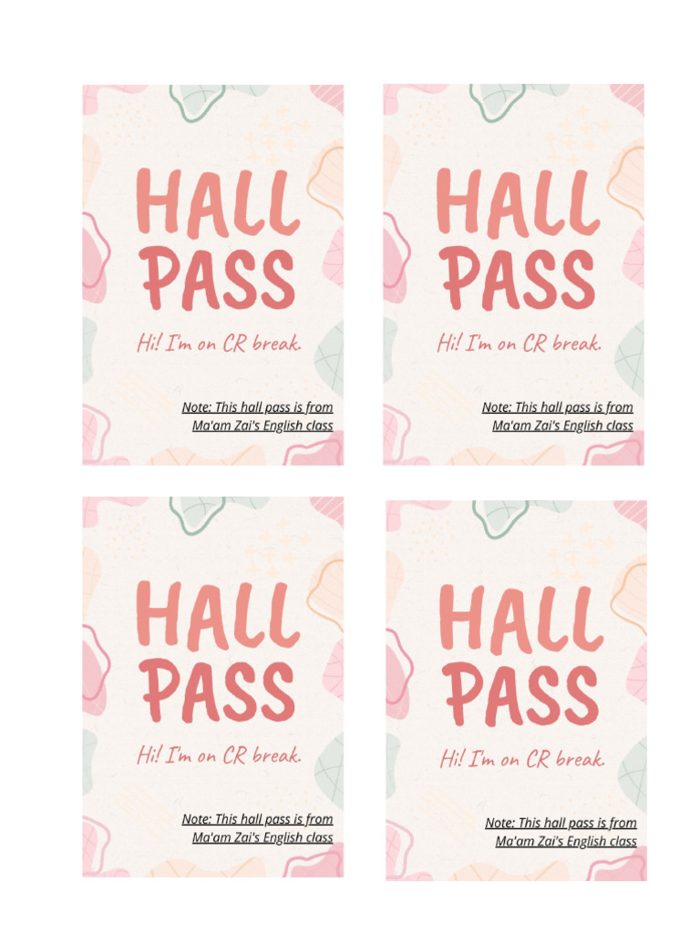 Exit Pass | PDF