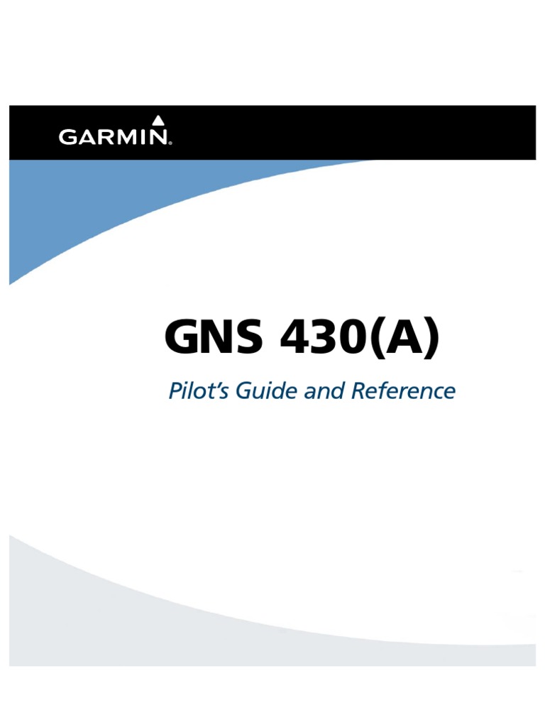 Garmin 430 Pilot's Guide | PDF | Aerospace Engineering