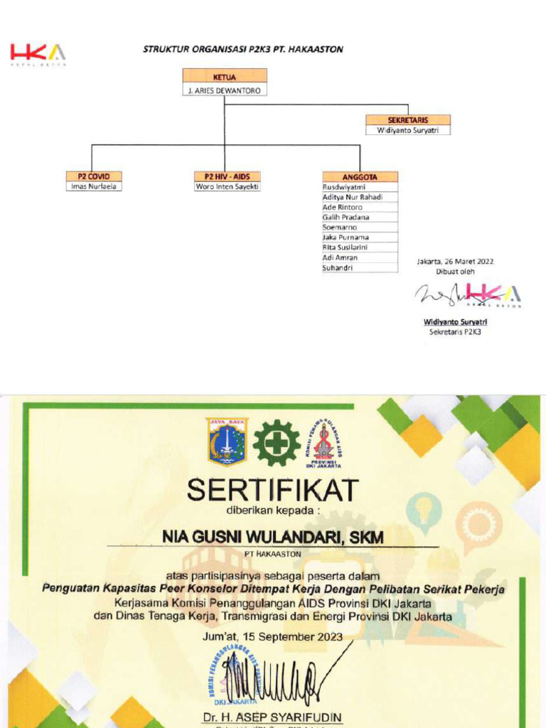 Sub Komite Sertifikat Dan Program HIV - Compressed | PDF