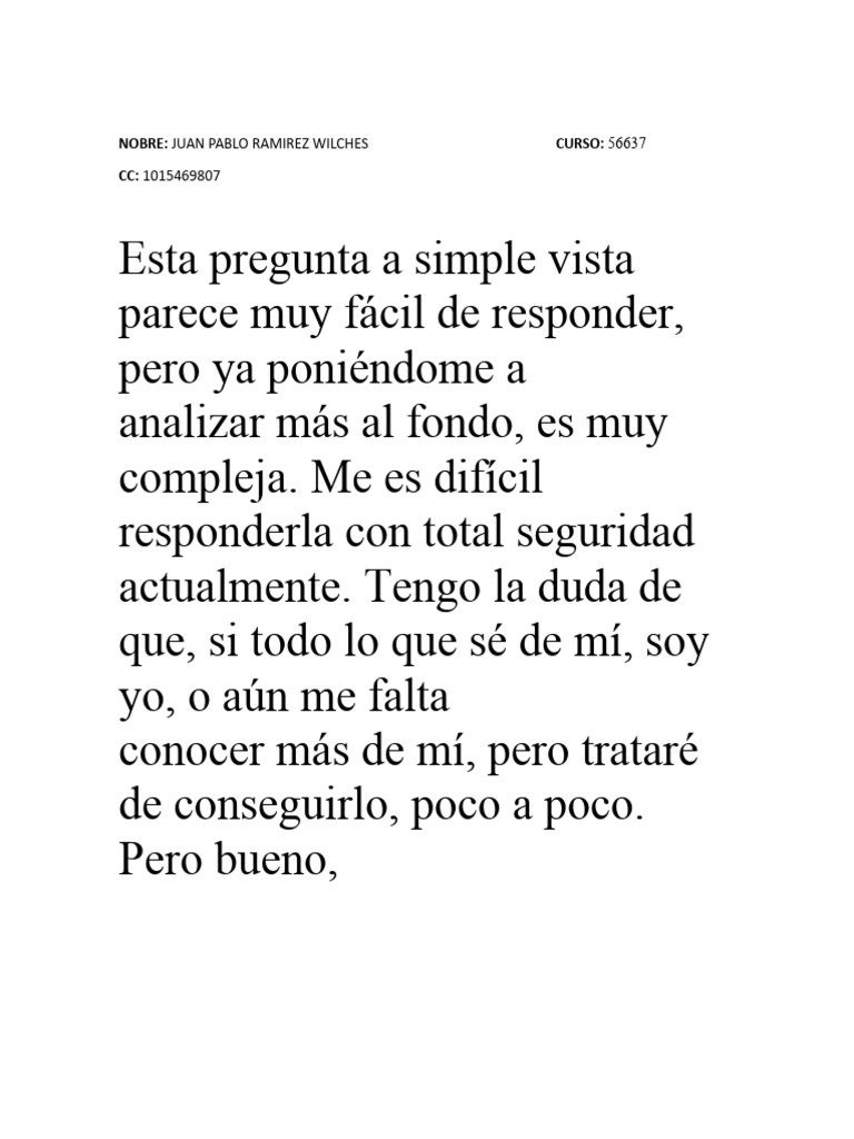 Aca Proyecto de Vida | PDF | Relaciones personales, crianza y desarrollo personal