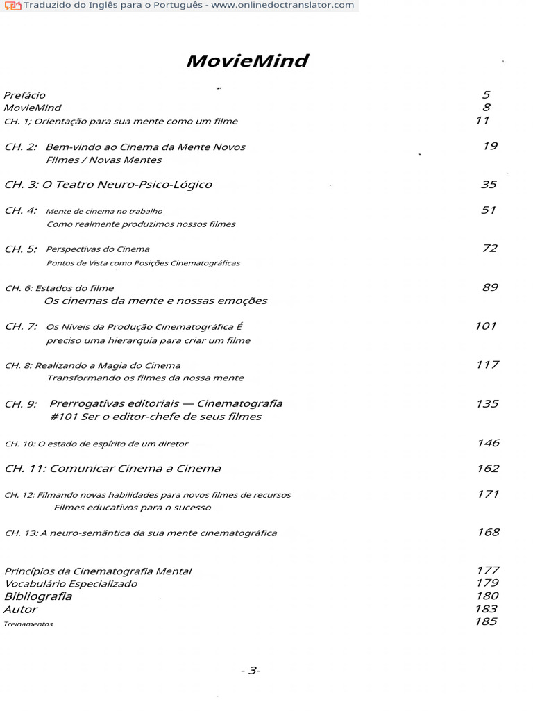 Cinema Mental Michael Hall | PDF | Pensamento | Realidade